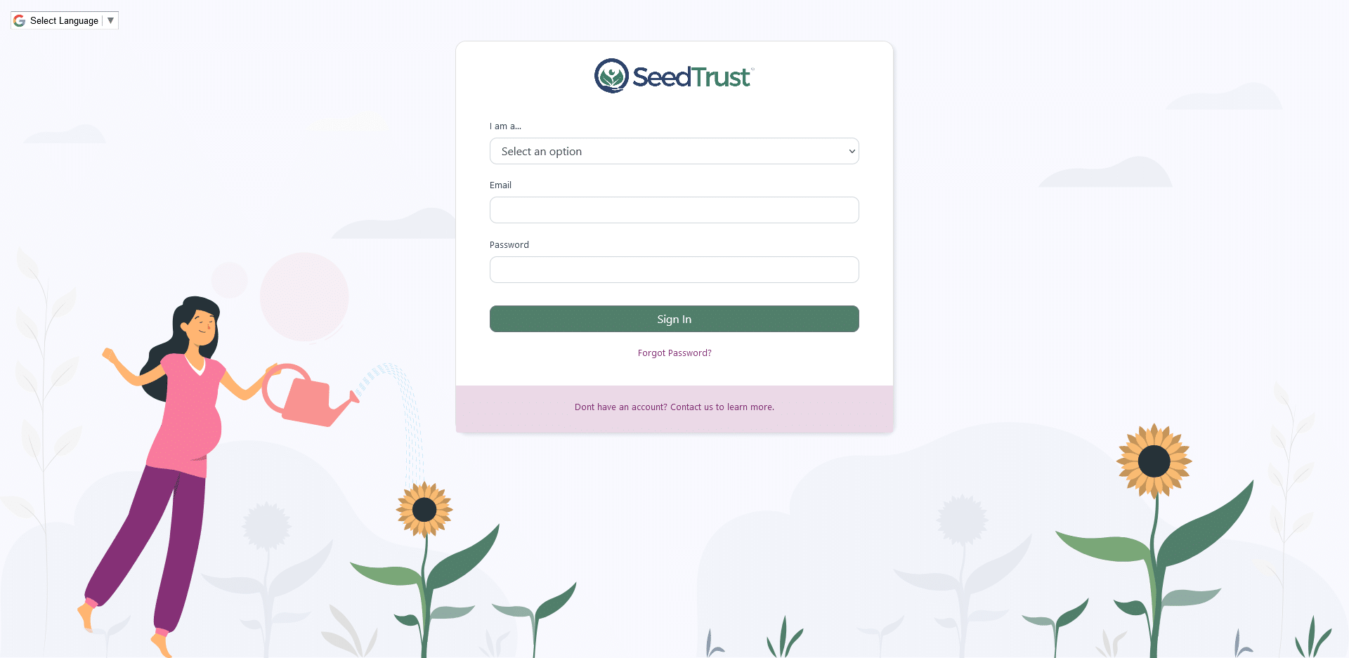 SeedTrust Updated Portal Demo For Agencies